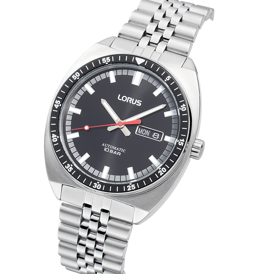 Lorus Automatic Black Retro sports | Lorus Watches | The Official UK ...
