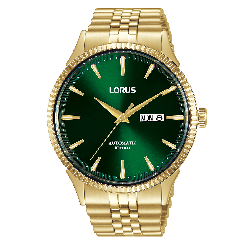 Lorus Automatic Green & Gold tone | Lorus Watches | The Official UK ...