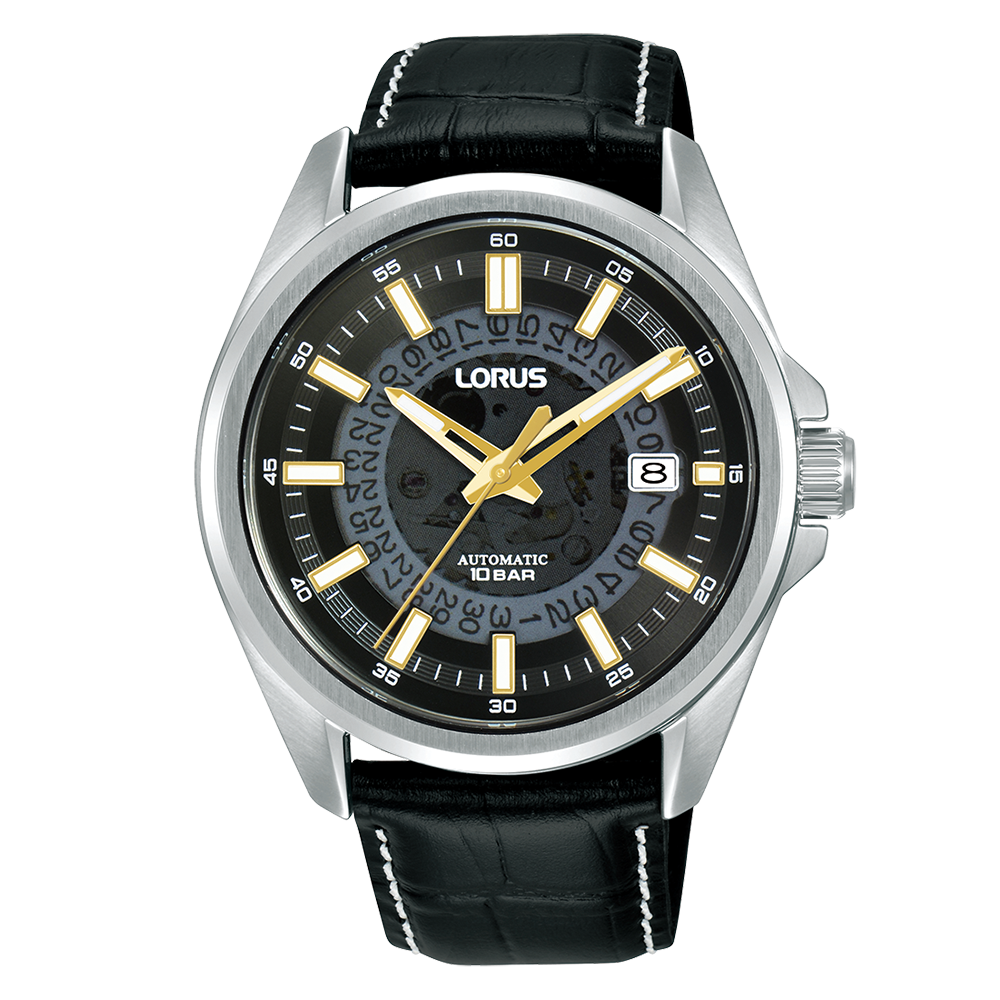 Lorus Automatic Black with Gold Hands | Lorus Watches | The Official UK ...