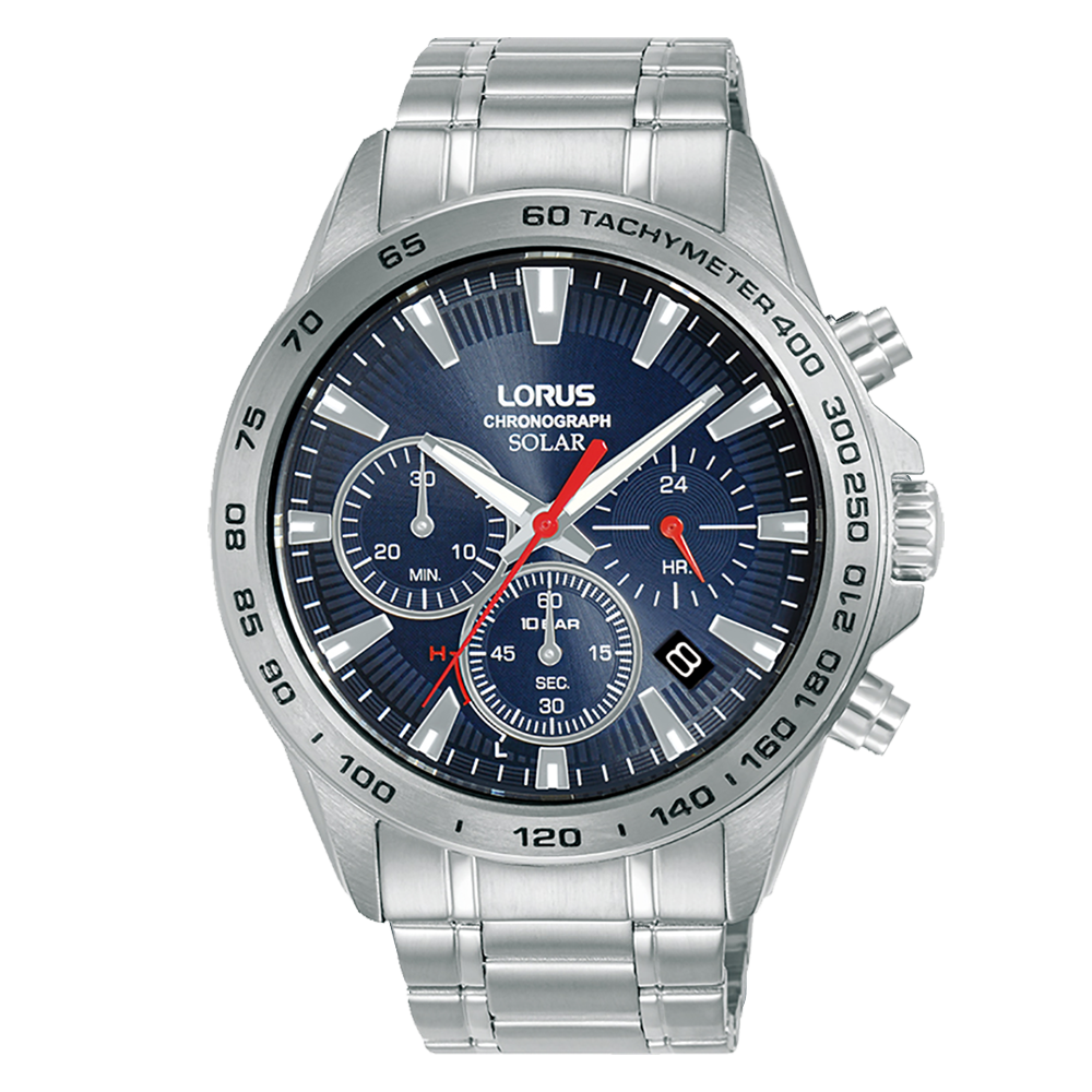 Lorus Solar Chronograph Blue | Lorus Watches | The Official UK Online Store