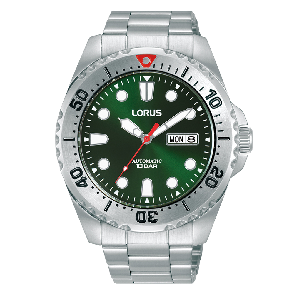 Lorus Automatic Green & Red 'Power Sports' | Lorus Watches | The ...