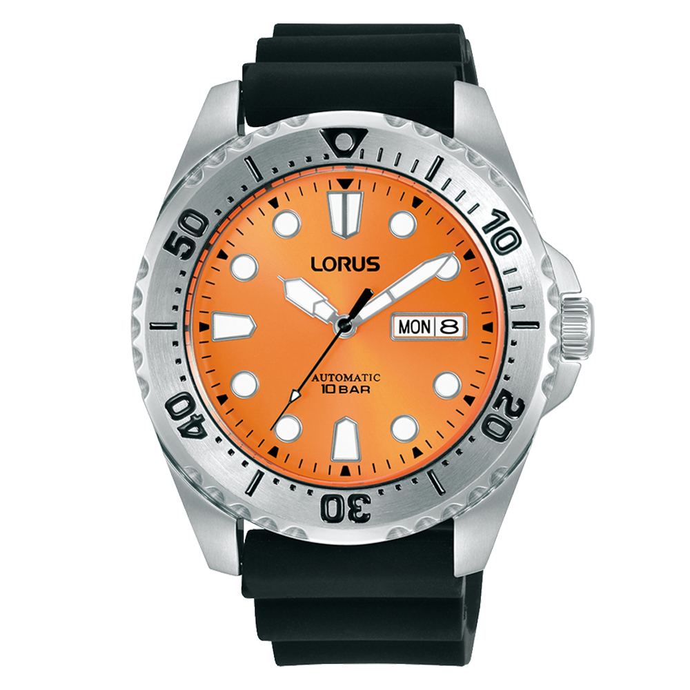 Lorus Automatic Orange Sunray 'Power Sports' RL479BX9 | Lorus Watches ...