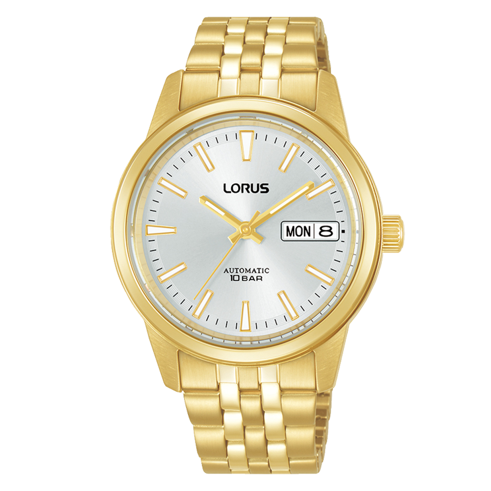 Lorus Silver & Gold Sunray Dial 36mm Automatic | Lorus Watches | The ...